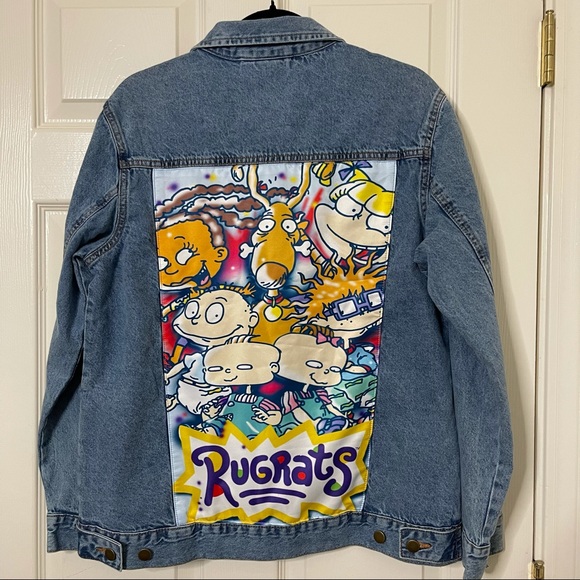 Nickelodeon | Jackets & Coats | Nwt Rugrats Nickelodeon Jean Jacket ...